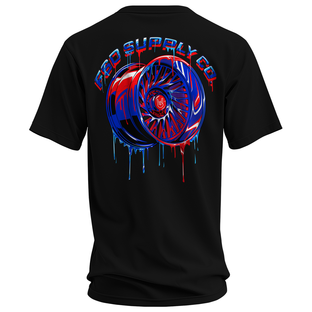RWB Wheel Drip Tee – FSD Supply Co.