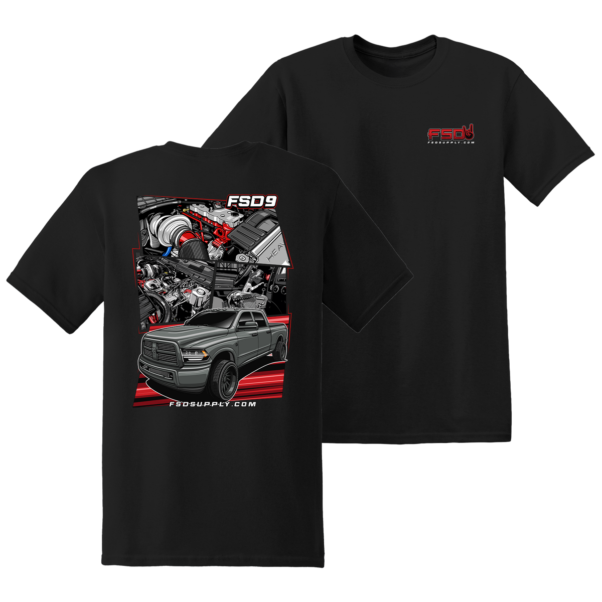 "FSD9 Official" Tee – FSD Supply Co.