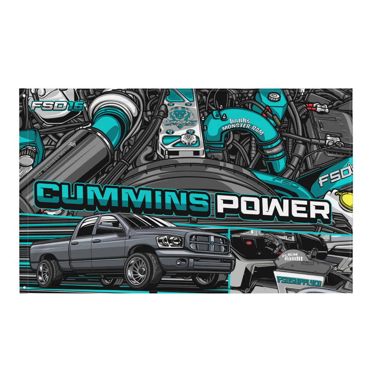 "Big Single" 3rd Gen Flag – FSD Supply Co.