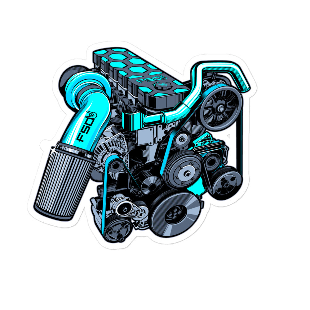 "Straight Six" sticker – FSD Supply Co.