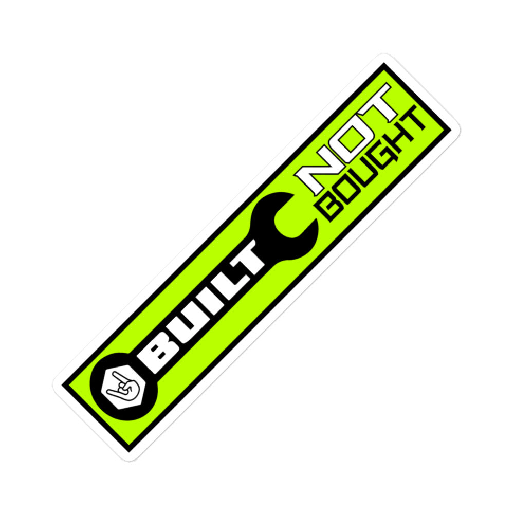 Built Not Bought Sticker – FSD Supply Co.