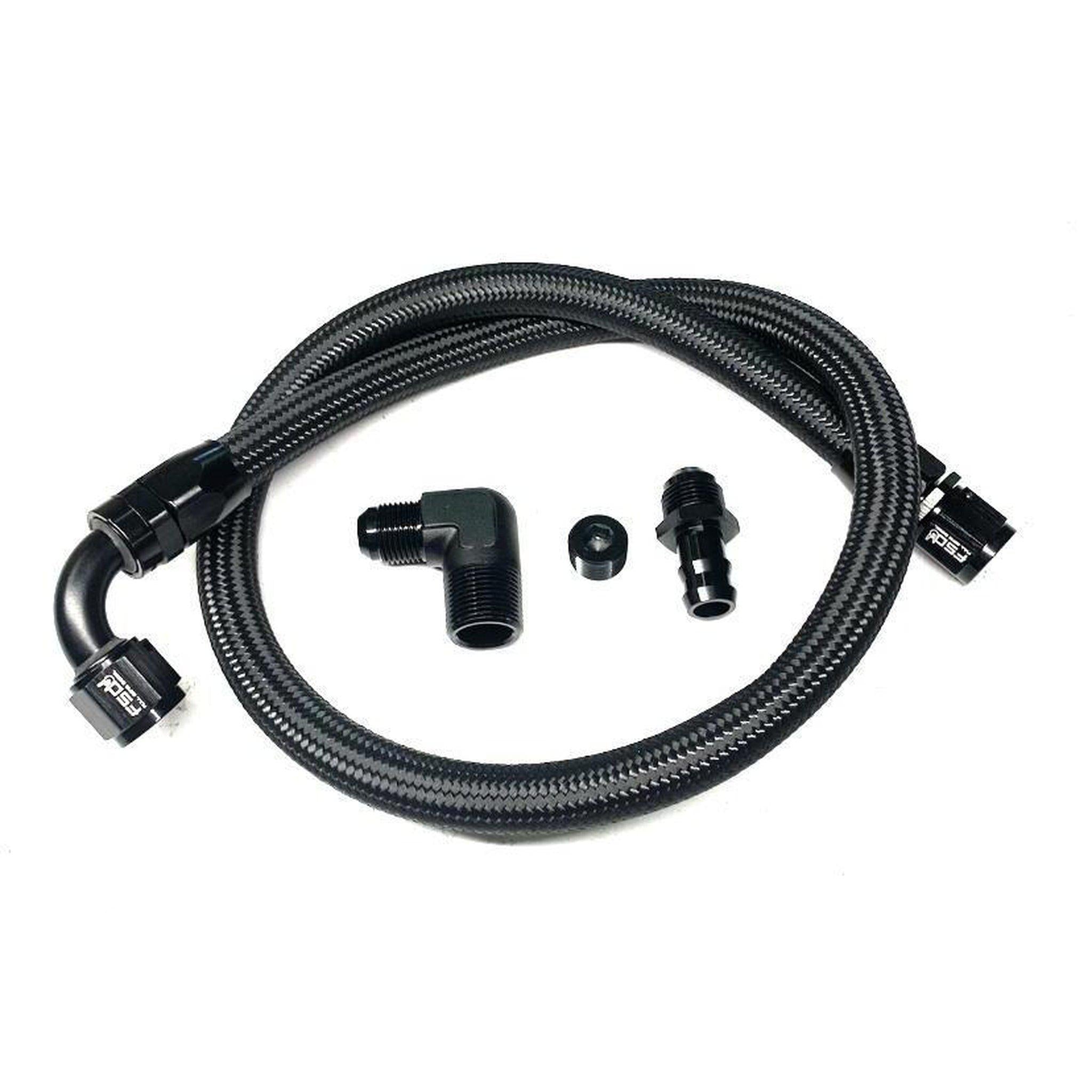 FSD 2003-2007 Dodge Cummins Lower Heater Hose Black Braided – FSD ...